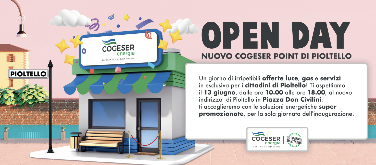 Un nuovo COGESER Point per Pioltello: open day e inaugurazione il 13 ...